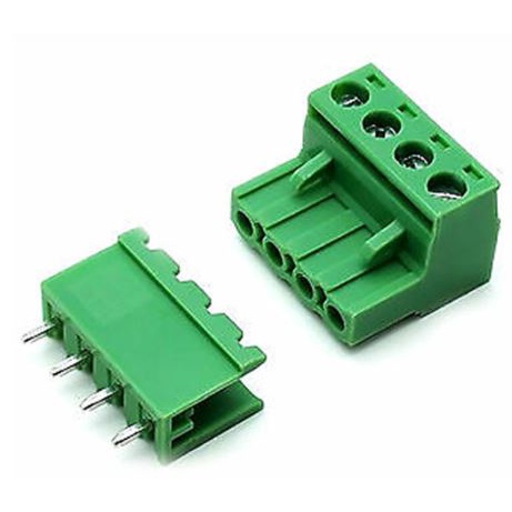 Cọc nguồn cầu đấu xanh 2EDG 4P 5.08 Pluggable Terminal Block 5.08mm 2P 3P 4P 5P 6P 7P 8P Header ...