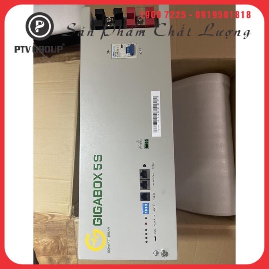 Pin lithium lưu trữ GIGABOX 5S 48V100Ah Giao tiếp Inverter Hybrid ...