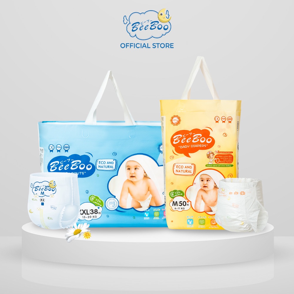 TÃ BỈM QUẦN BEEBOO SIÊU MỎNG 2 LOẠI BỈM DÁN/BỈM QUẦN ĐỦ SIZE (40 MIẾNG ...
