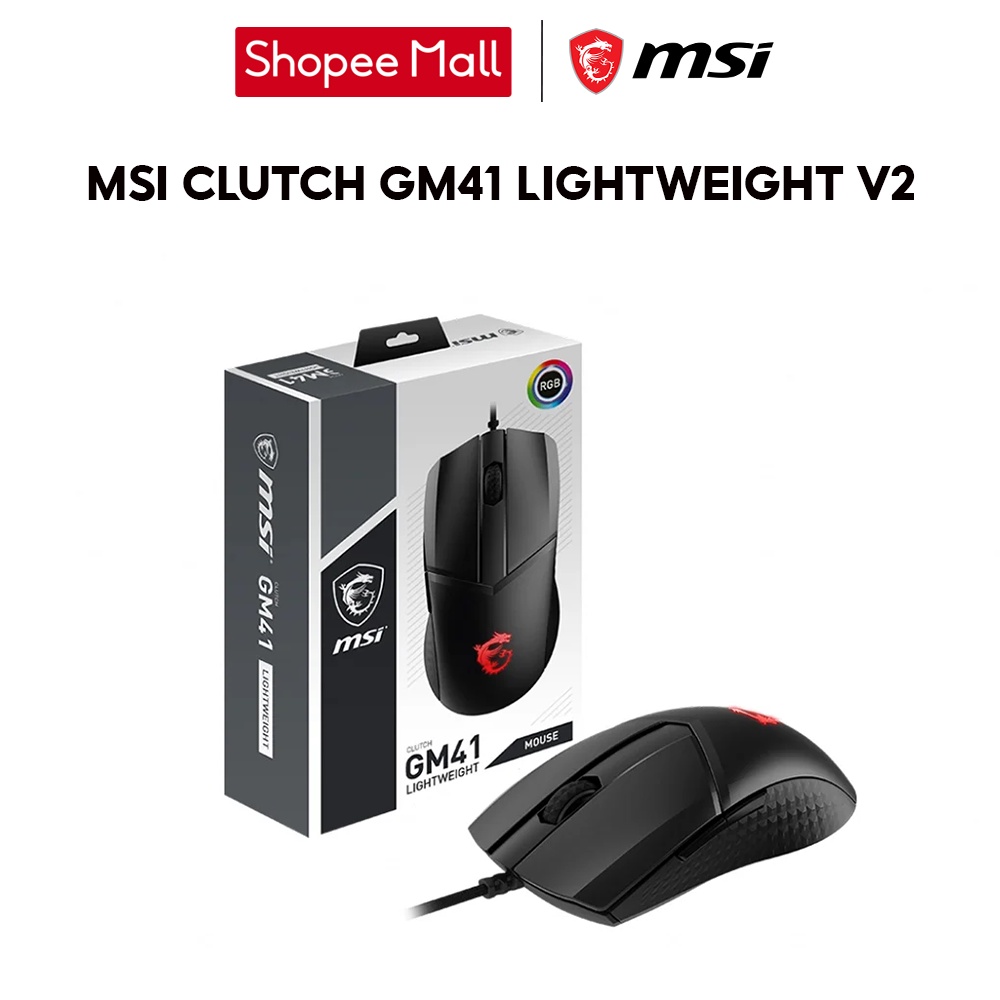 Chuột MSI Clutch GM41 Lightweight V2 | Shopee Việt Nam