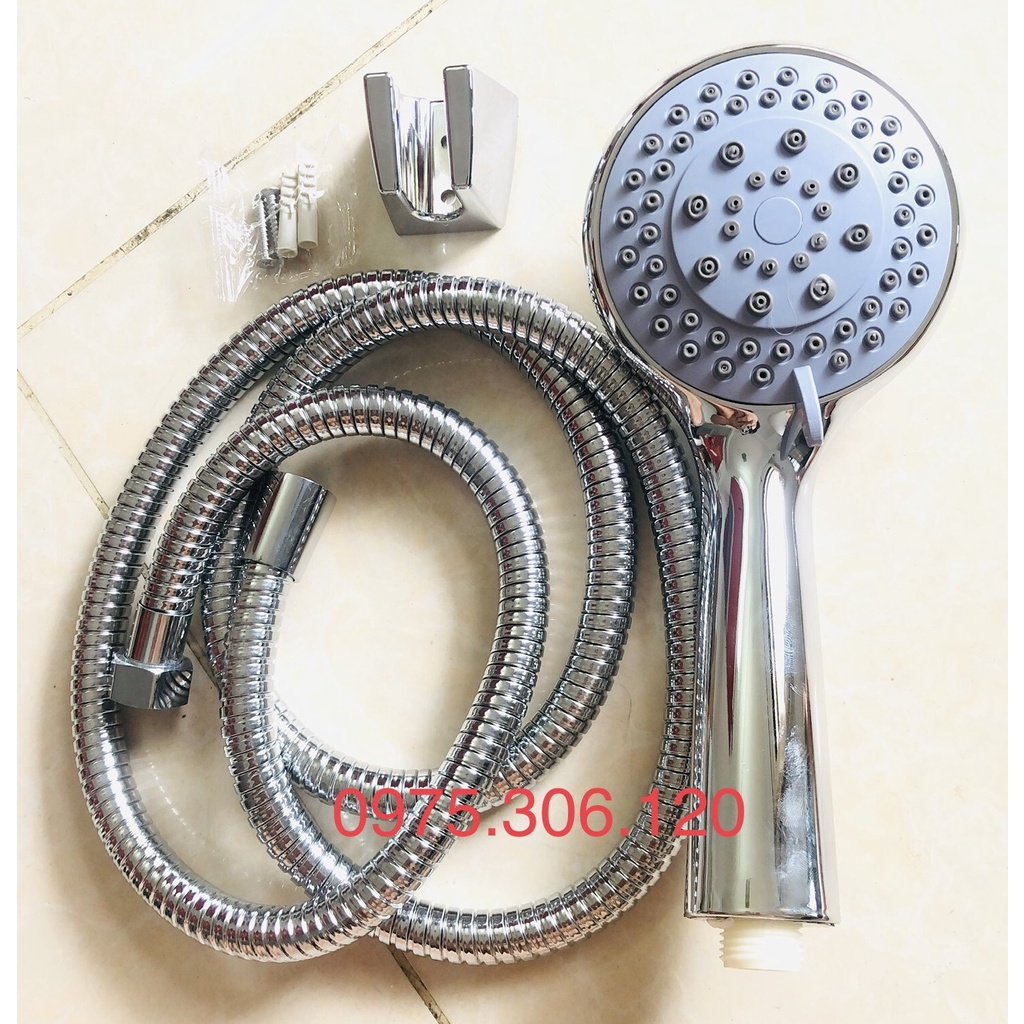 [2 chế độ nước] Bộ Tay Sen Tắm Vòi Hoa Sen TS28 màu xanh đen CÓ 2 CHẾ ...