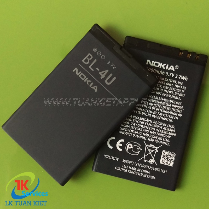 Pin Nokia BL-4U (1000mAh) dung lượng cao bảo hành 1 đổi 1 | Shopee Việt Nam