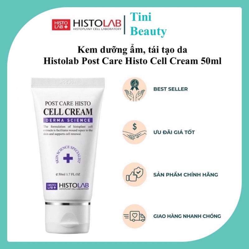 [Hàng chính hãng] Kem dưỡng ẩm, tái tạo da Histolab Post Care Histo Cell Cream 50ml | Shopee ...