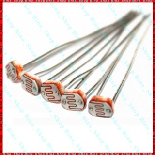 [10 con] Điện trở quang 5528 LDR 5mm, Quang trở cảm biến ánh sáng cho ...