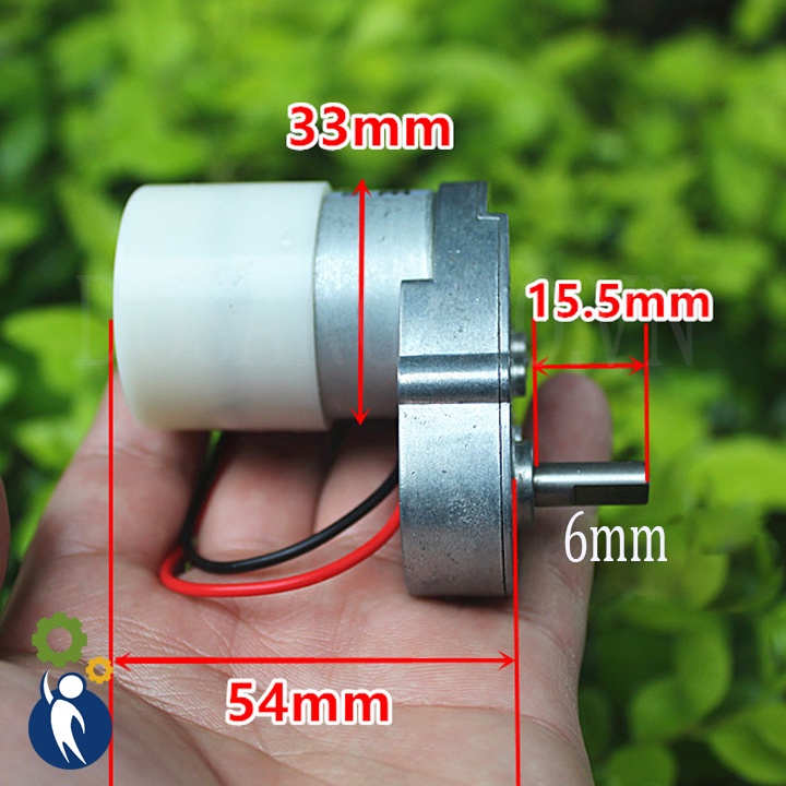 Motor Giảm Tốc 12V 65rpm 5W Bánh Răng Kim Loại | Shopee Việt Nam