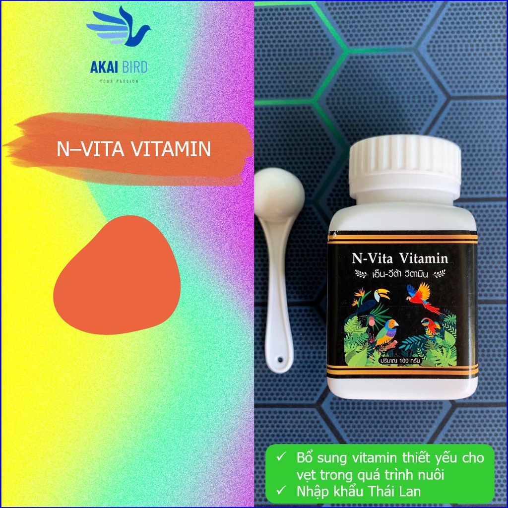 N-Vita Vitamin - Bổ Sung Dinh Dưỡng Dành Riêng Cho Vẹt, Chim Cảnh ...