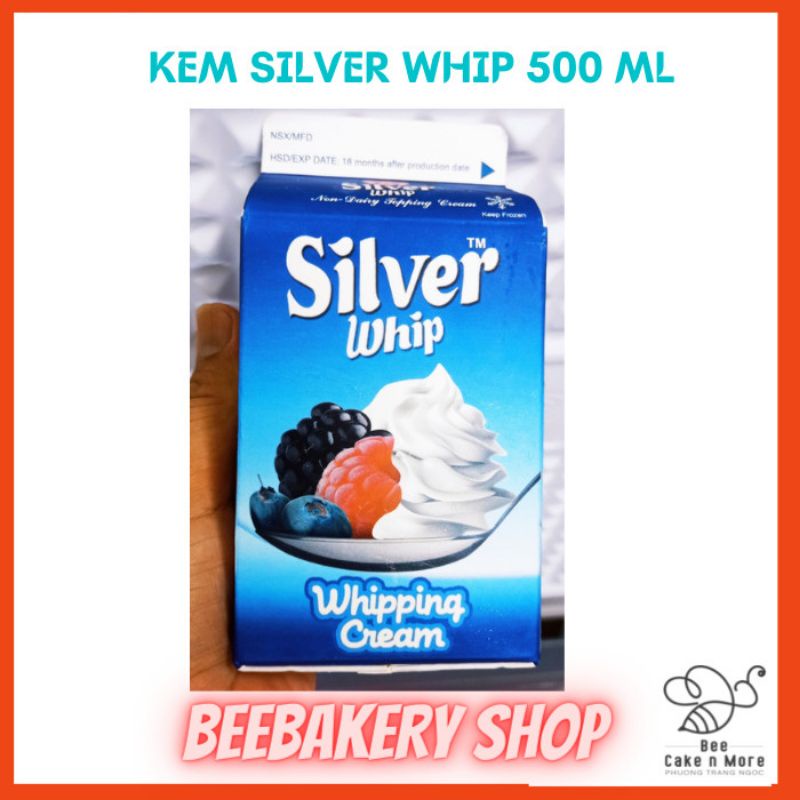 [HỎA TỐC] Whipping Cream Silver Whip (500ml) Kem topping trang trí bánh ...