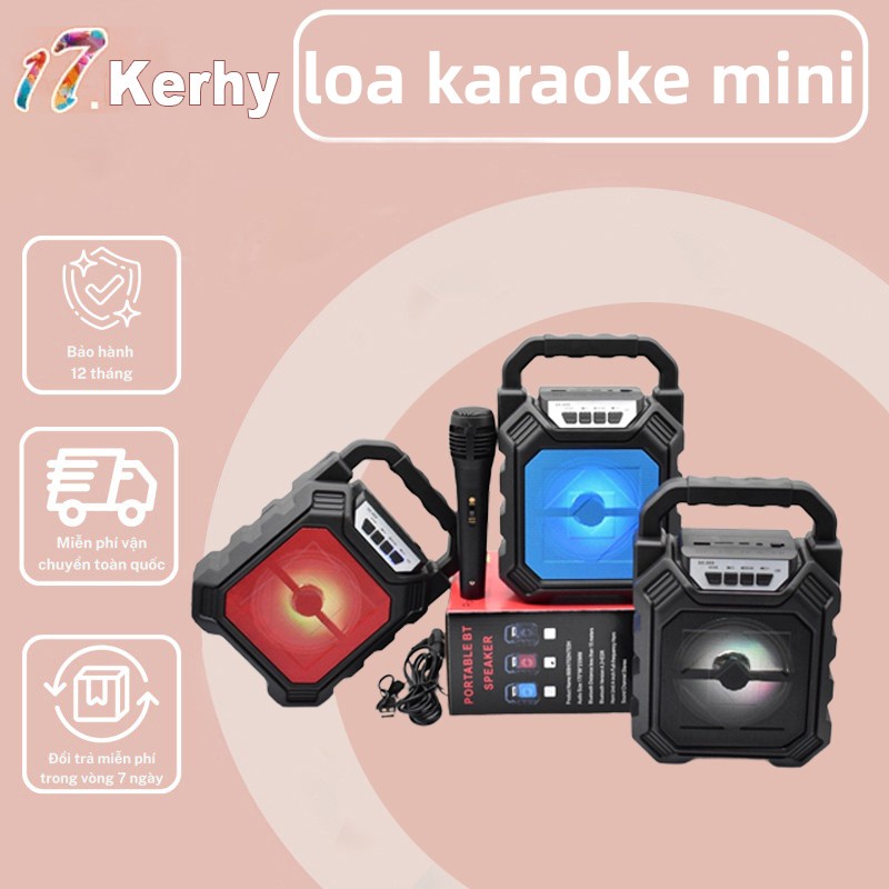 Loa Karaoke Mini Micro-Loa Micro Cầm Tay SK-668-Kết Nối Bluetooth 5.0 ...