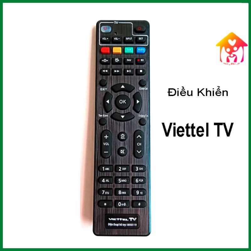 Điều Khiển Đầu Thu Truyền Hình Viettel TV Ngắn Mới-Remote Đầu Thu ...