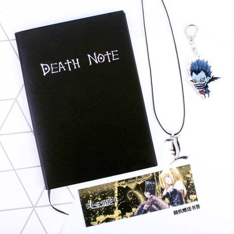 Sổ tay vở Death Note Cuốn Sổ Tử Thần Anime Manga tặng kèm bút lông và ...