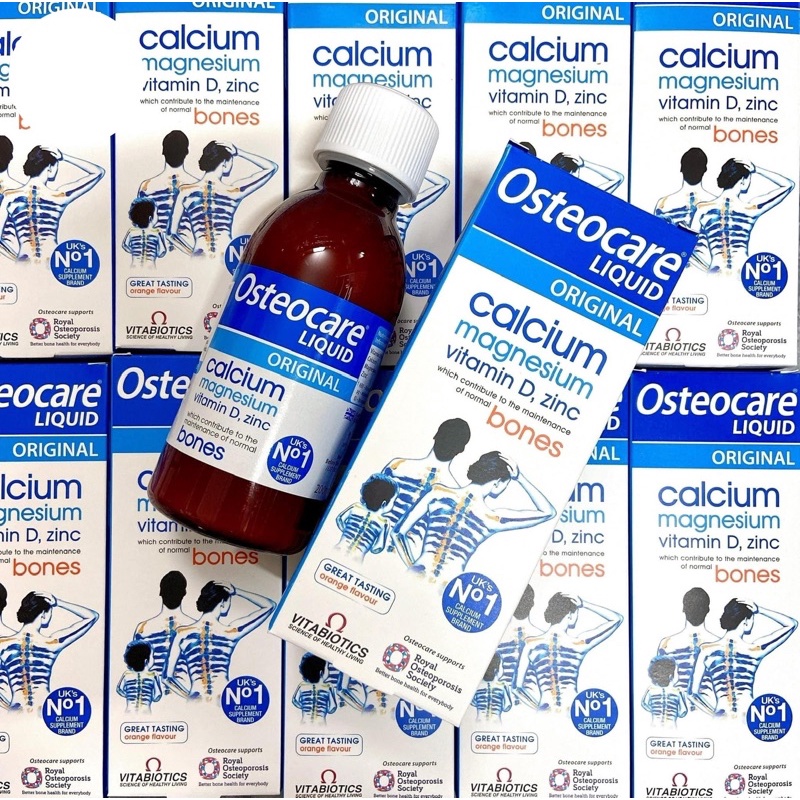 CANXI NƯỚC OSTEOCARE LIQUID ORIGINAL 200ML CỦA ANH (Date 4/2023) | Shopee Việt Nam