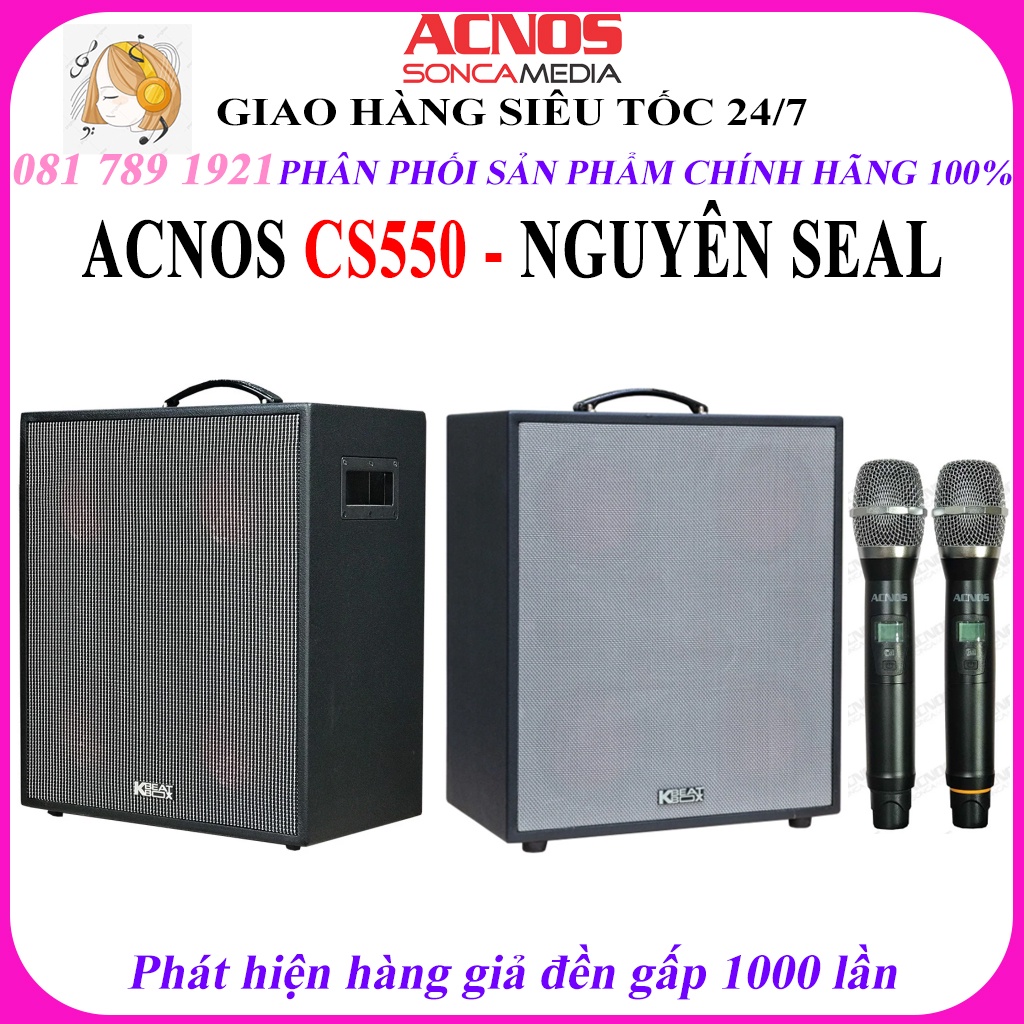 Loa Di Động ACNOS CS550, Bảo hành chính hãng | Shopee Việt Nam