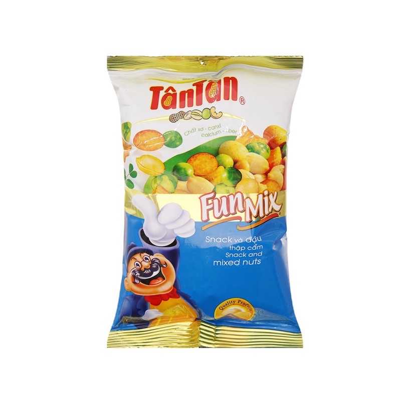 COMBO 10 GÓI SNACK&ĐẬU THẬP CẨM TÂN TÂN FUN MIX 35g | Shopee Việt Nam
