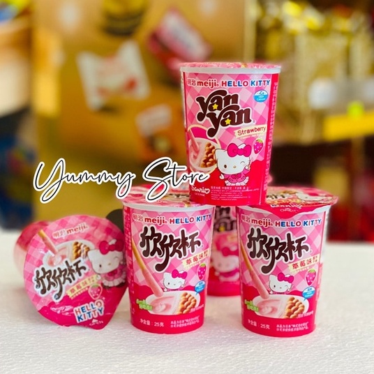 Bánh Que Chấm Socola Hello Kitty Yan Yan Meiji | Shopee Việt Nam