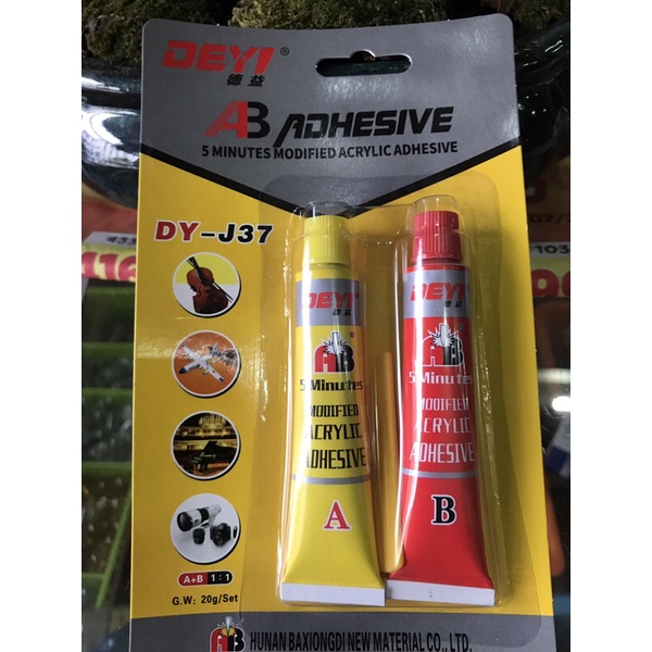 Keo AB Siêu Dính DEYI DY-J37 Dán Gỗ,Đá,Nhựa,Dán Kim Loại (Nội Địa Trung ...
