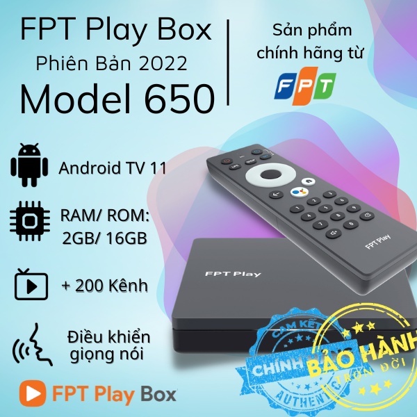 FPT Play Box T650 2022| Đầu Thu Kỹ Thuật Số | Tivi Box | Hệ Điều Hành ...