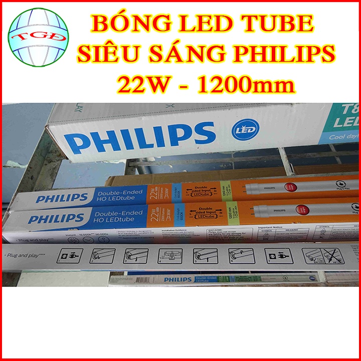 Bóng Led Tube Siêu Sáng Philips 22W - 1200mm | Shopee Việt Nam