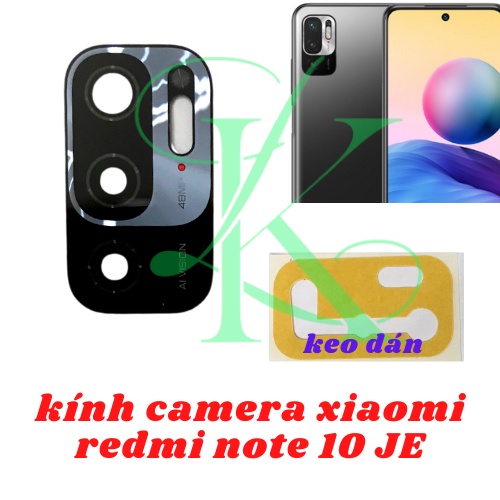 Kính camera Xiaomi red mi note 10 je kèm keo dán ( Redmi note 10 JE ...
