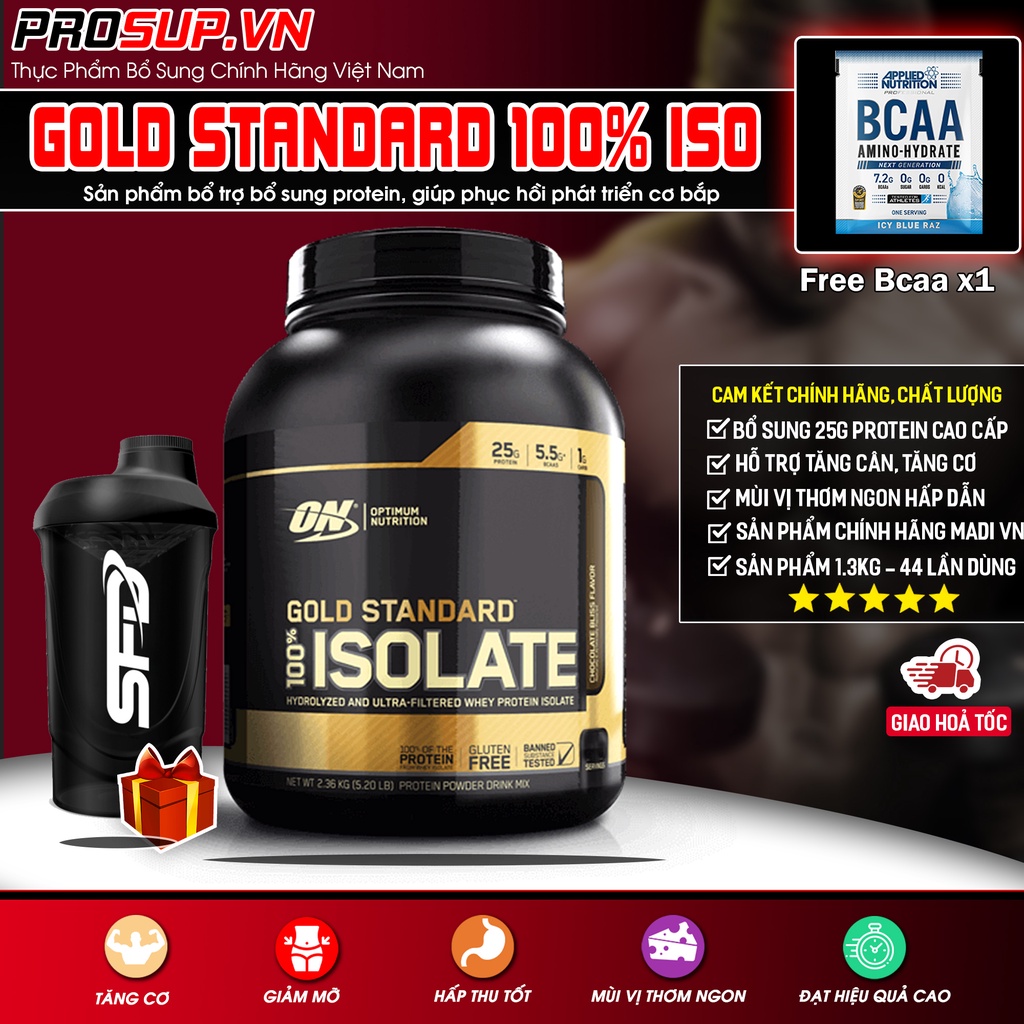 Whey Gold Standard 100% Isolate - Optimun Nutrition (44 Servings - 1 ...
