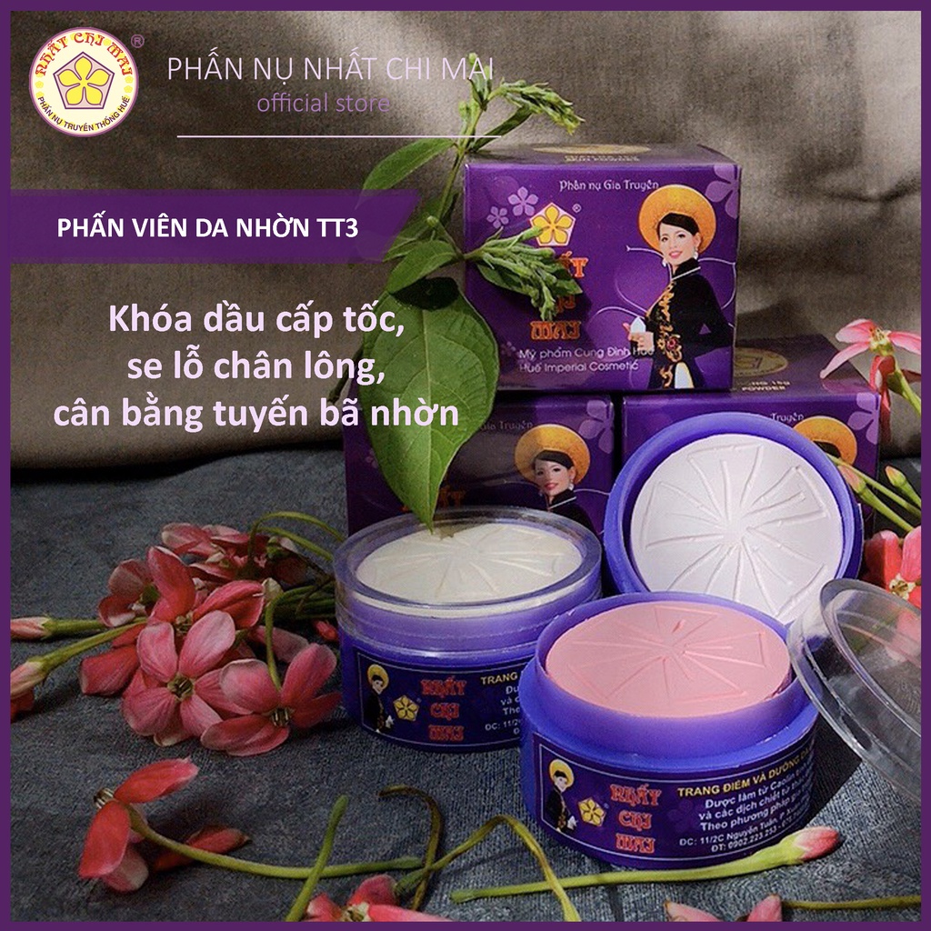 Phấn Nụ NHẤT CHI MAI - Chăm Sóc Da Nhờn, Da Dầu TT3 15g | Shopee Việt Nam