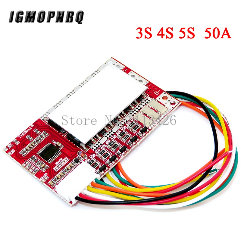 Bảng Mạch Bảo Vệ Pin LiFePO4 BMS 3.2 / 3.7V 3S 4S 5S 50A BMS 3.2V / 3 ...
