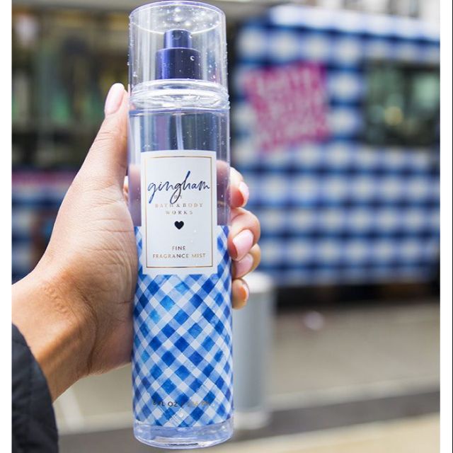 Chai Nước Hoa Body Bath And Body Works Gingham Body Mist (236ml/Xanh ...
