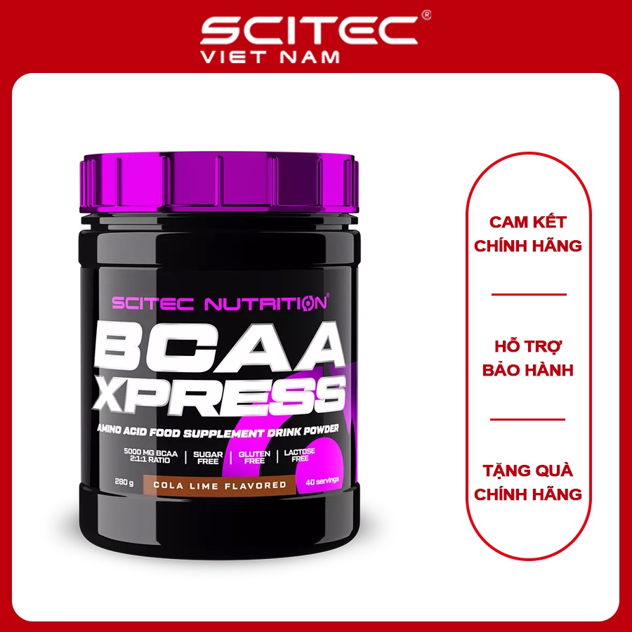 Scitec BCAA Xpress 40 Lần Dùng Phục Hồi, Giảm Căng, Phát Triển Cơ Bắp Sau Tập 280G - Chính Hãng ...