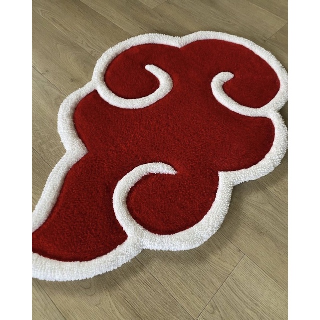 Thảm Trang Trí Handmade Akatsuki cloud -Akatsuki Cloud Rug | Shopee ...