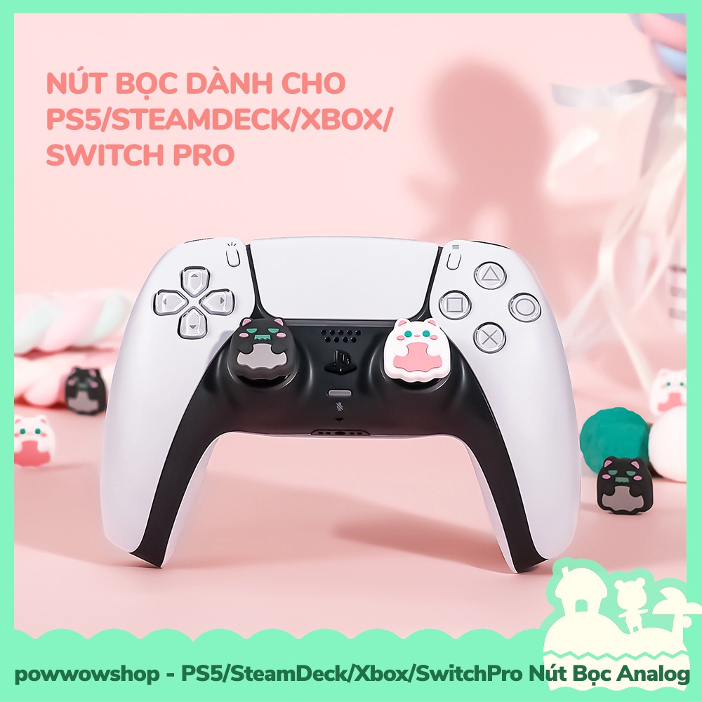 [Sẵn VN - Hỏa Tốc] PS5/Steamdeck/Xbox/Switch Pro Set 4 Bọc Nút Cần Xoay ...