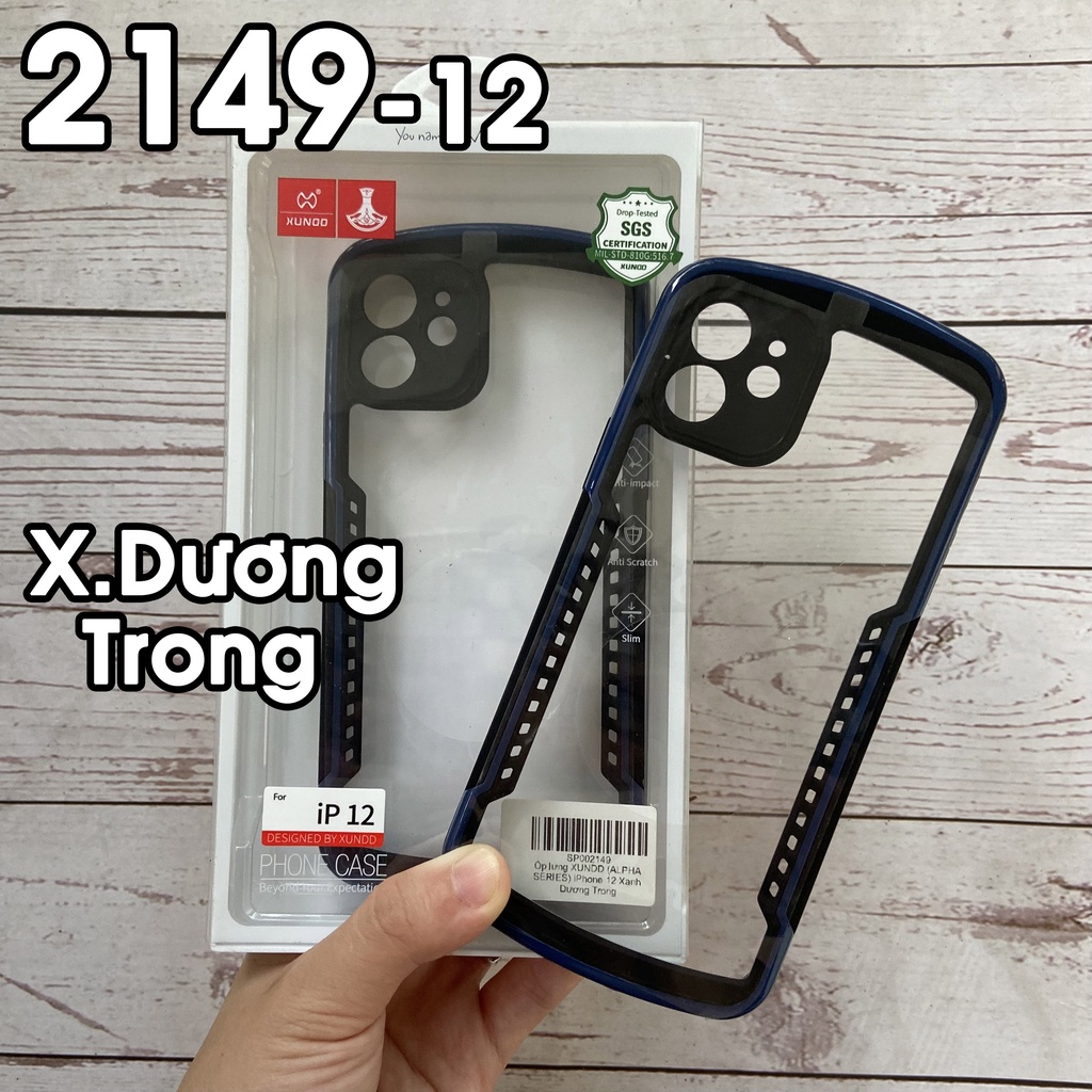 [Hỏa Tốc HCM] Ốp lưng XUNDD iPhone 11/ 11 Pro/ Max/ 12/ 12 Pro/ Max/ XS ...