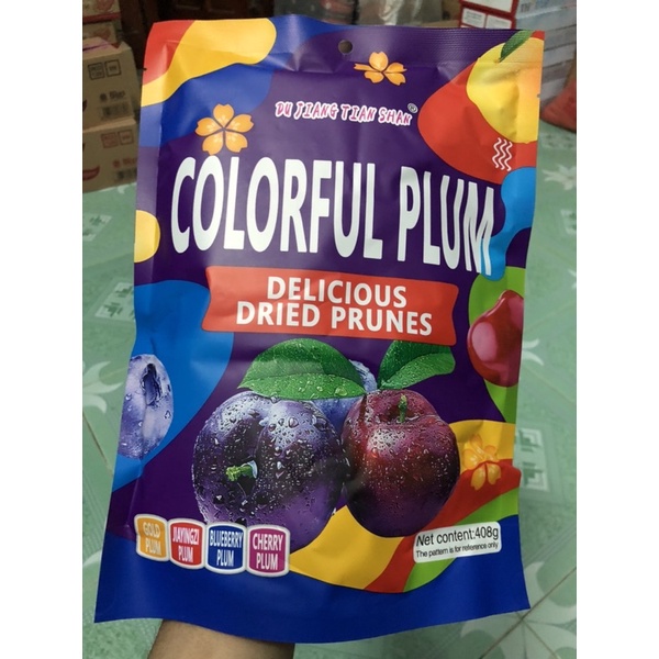 Ô mai mix 4 vị Colorful Plum gói 408g rất ngon | Shopee Việt Nam