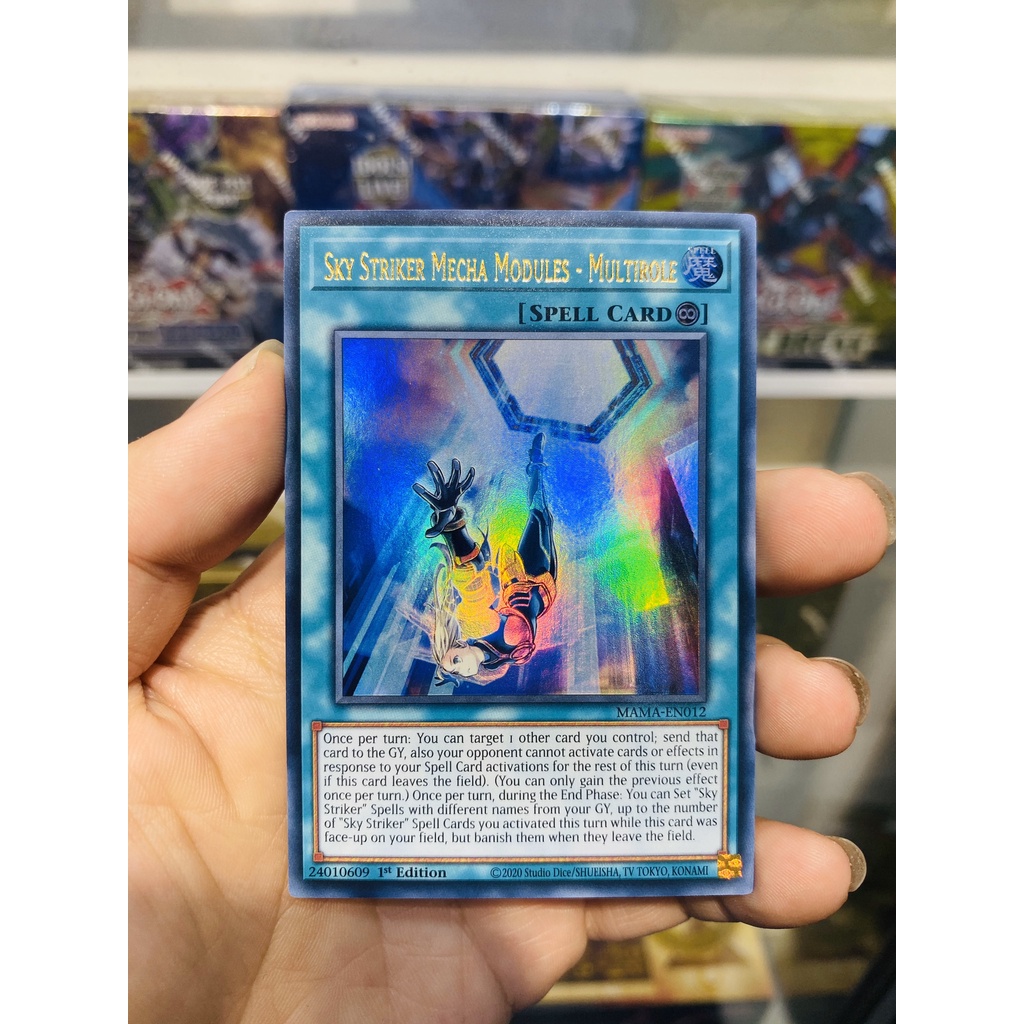 Thẻ Bài YugiOh! Mã MAMA-EN012 - Sky Striker Mecha Modules - Multirole - Ultra Rare - 1st Edition ...