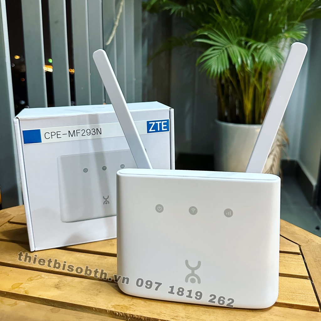 Bộ phát Wifi 4G ZTE MF293 chính hãng chuyên dụng - tặng 2 anten ,Hỗ trợ ...