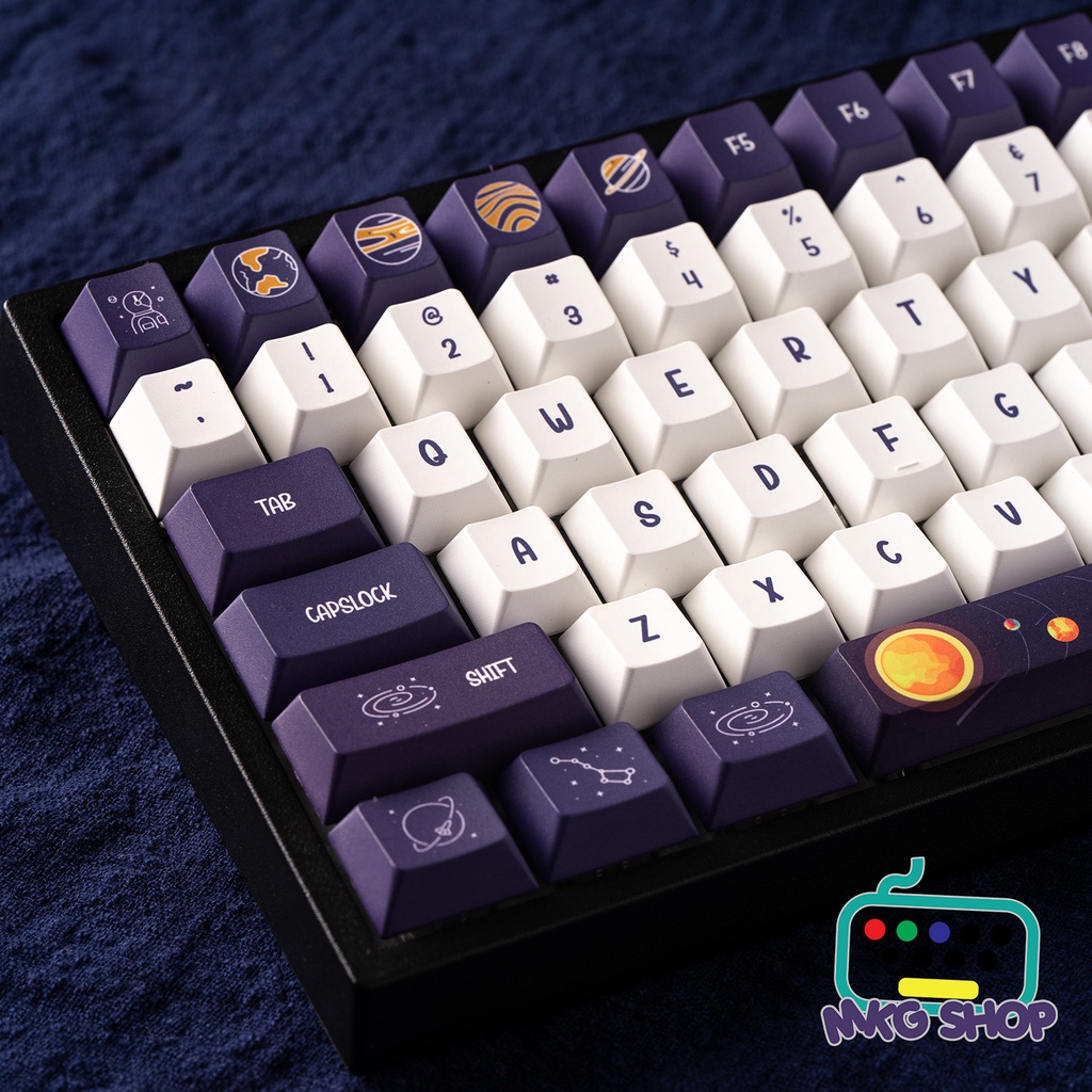 Keycap Solar System nhựa PBT in dyesub, 137 nút bàn phím cơ, cherry profile | Shopee Việt Nam