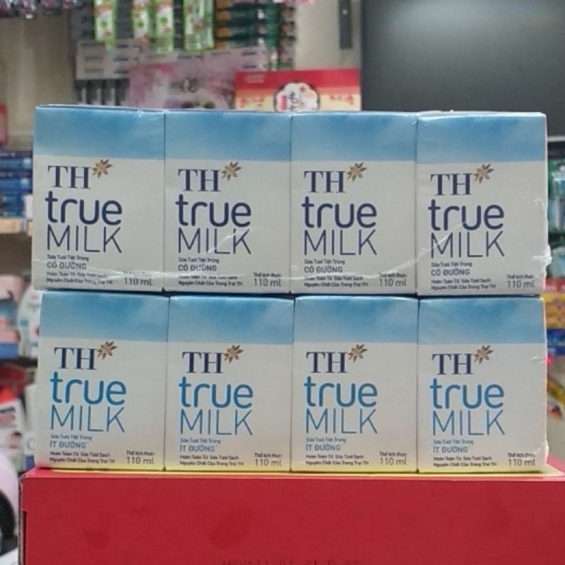 1 thùng sữa TH True Milk 110ml (trắng) | Shopee Việt Nam