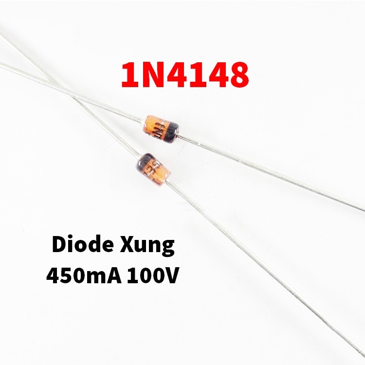 Túi 10 Con - Diode Xung 1N4148 450mA 100V Chân Cắm DO-35 DIP - Diode Zenner 4148 | Shopee Việt Nam