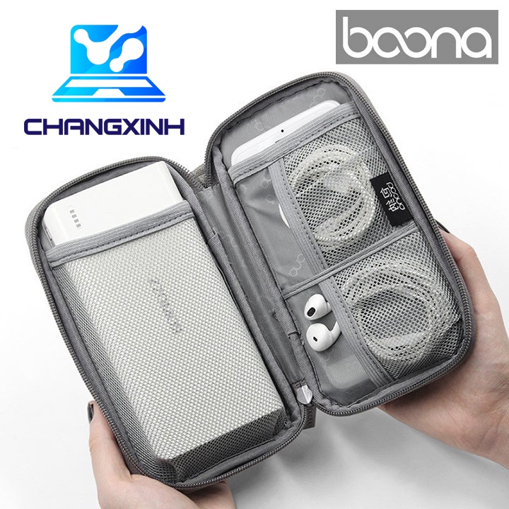 Túi đựng phụ kiện Baona BN-E003 TT48, đựng sạc dự phòng, cáp, tai nghe ...