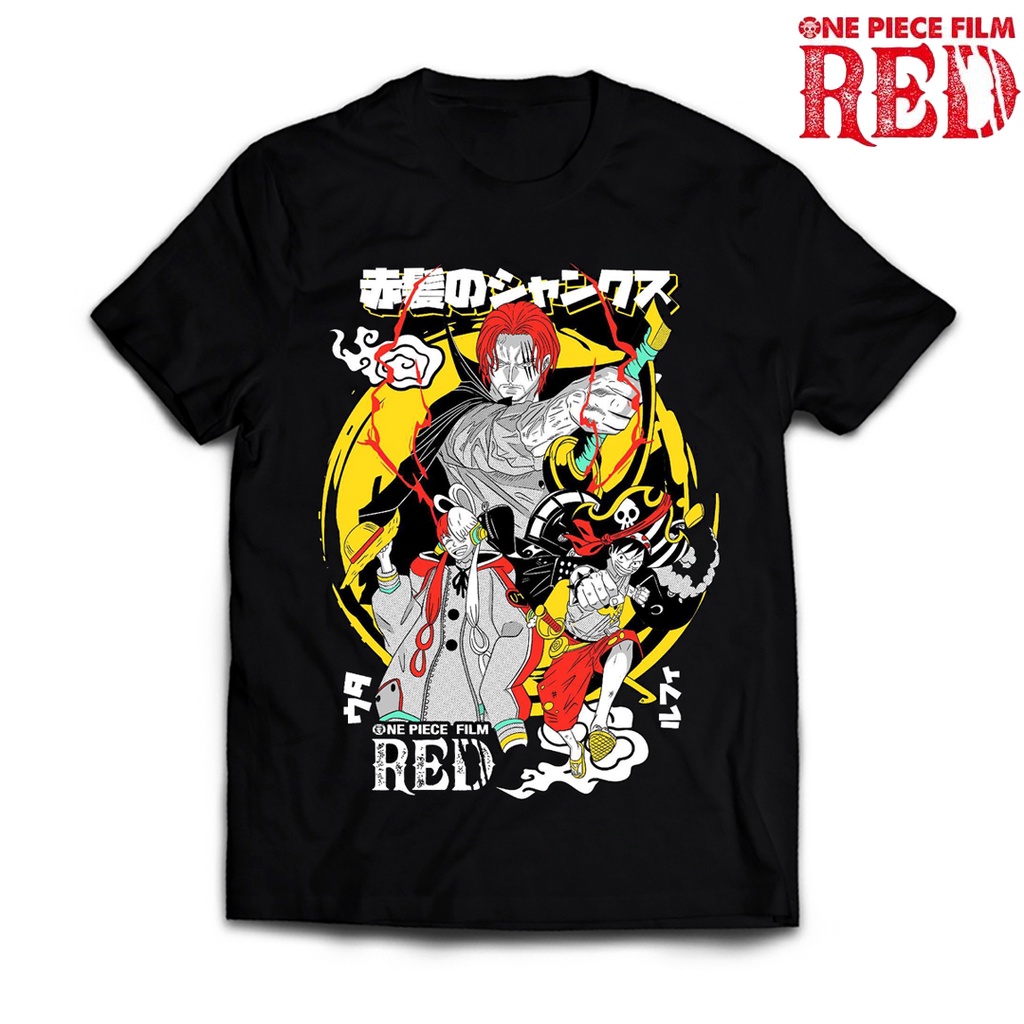 [Có Sẵn] Áo One Piece Film Red Luffy Shanks UTA 100% Cotton | Shopee ...