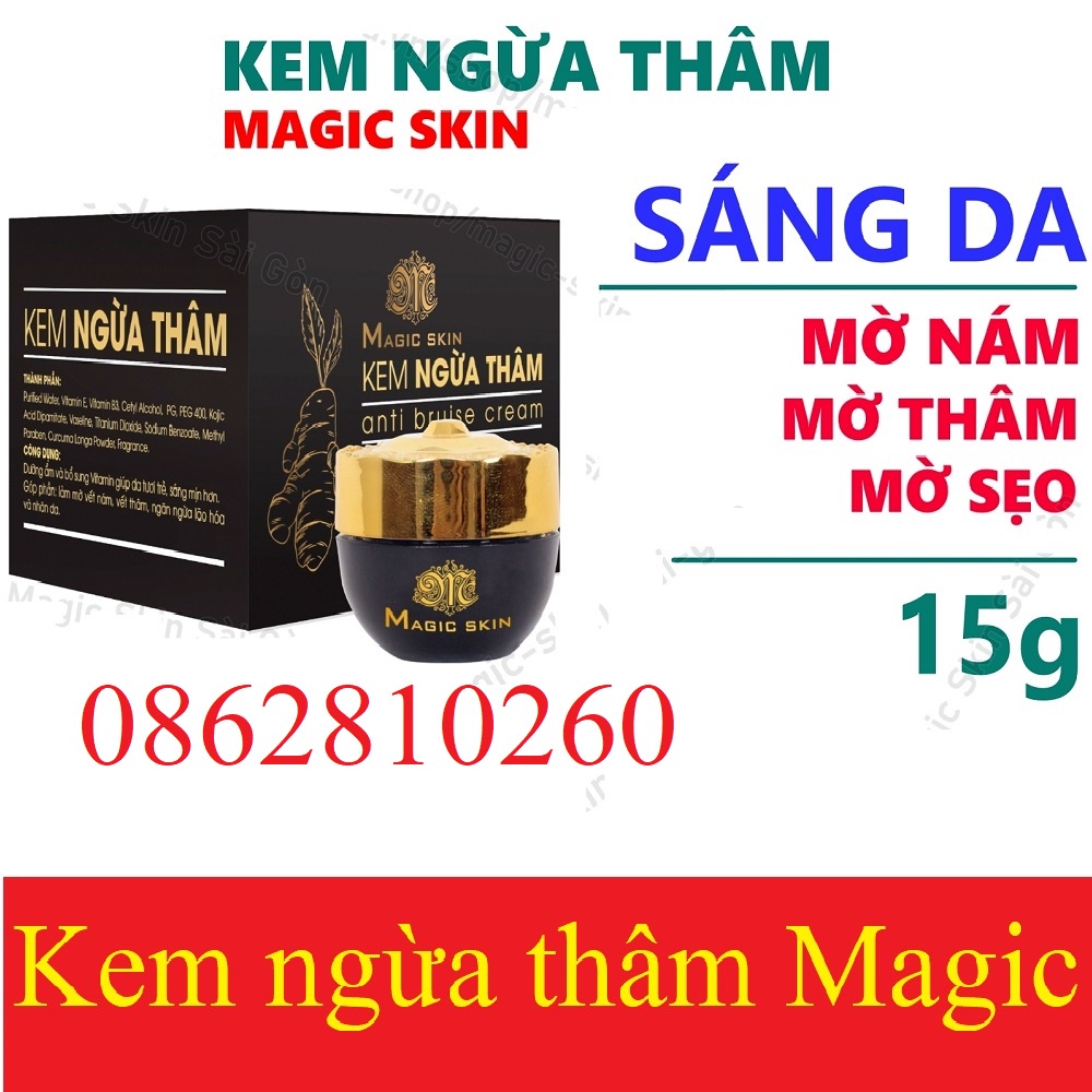 KEM NGHỆ NGỪA THÂM magic skin anti bruise cream turmeric magicskin ...