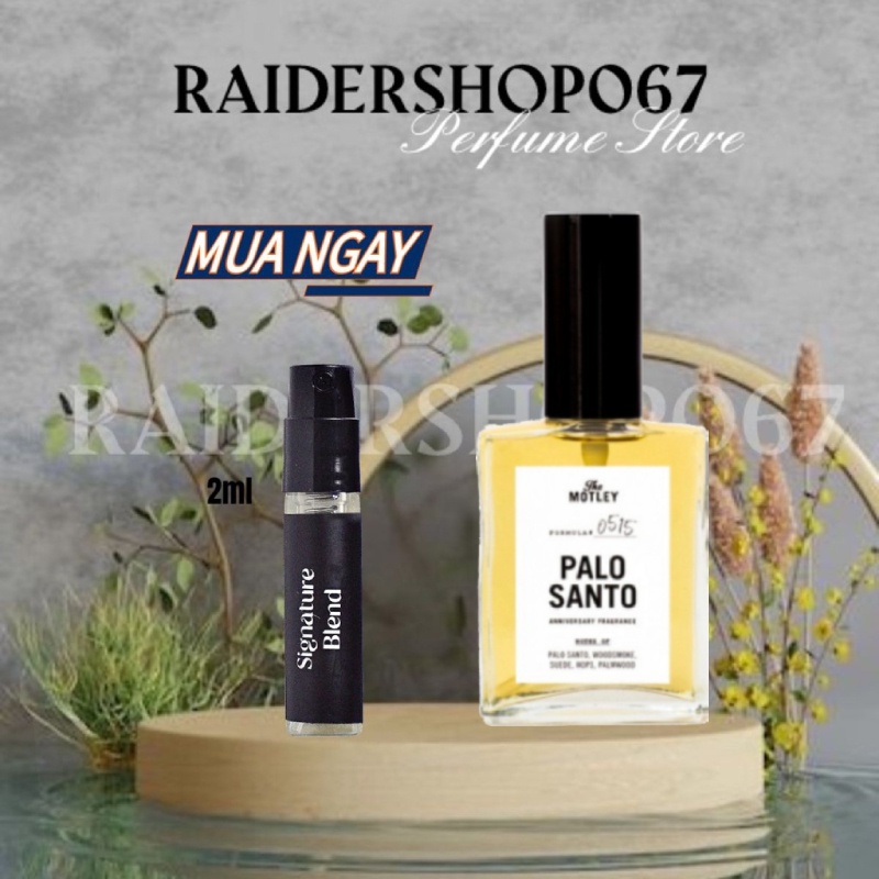 Nước hoa nam Palo Santo của hãng THE MOTLEY EDP 10ml/20ml | Shopee Việt Nam