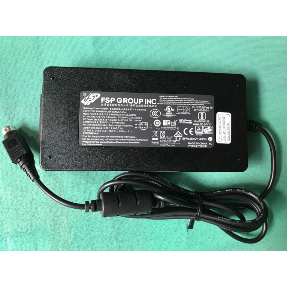 Adapter nguồn 54V – 2.78A 4 Pin FSP chính hãng cho Switch Cisco ...
