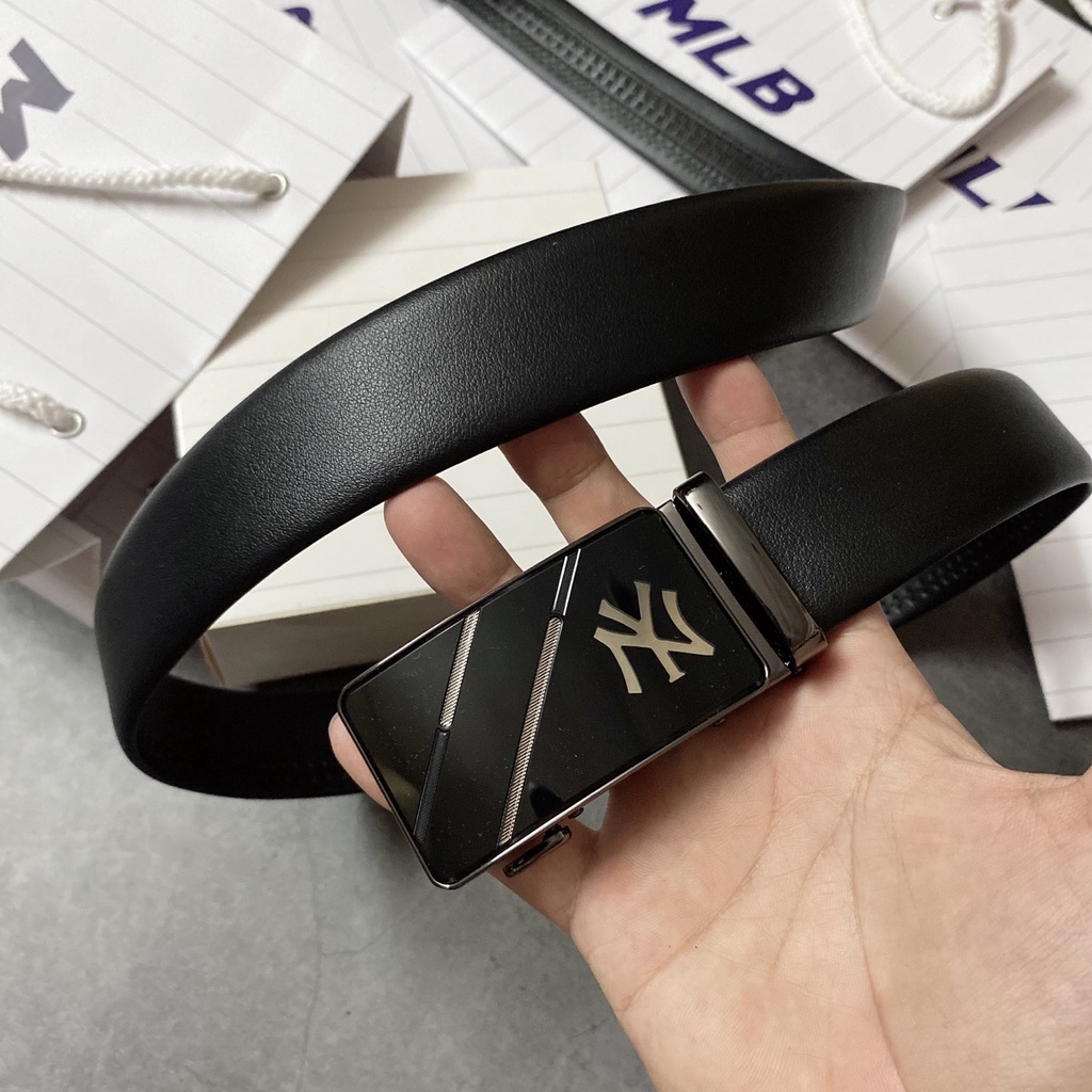 Nịt MLB 2 sọc chéo - NY17 | Shopee Việt Nam