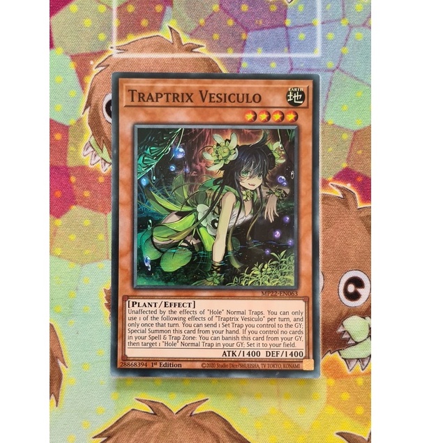 [ Đỗ Lạc Shop ] Thẻ Bài Yugioh Monster Traptrix Vesiculo - MP22-EN063 ...
