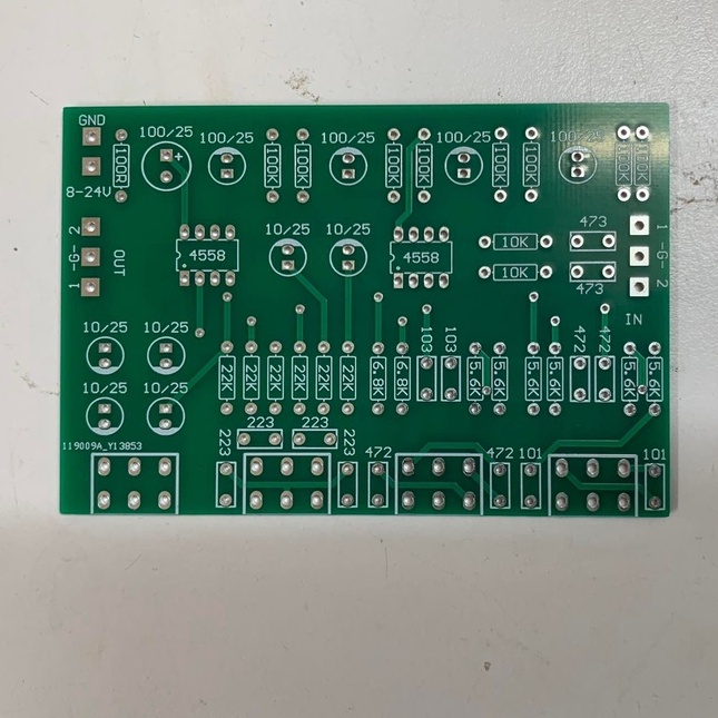 F17 Mạch âm sắc sử dụng OPA kép đơn giản, nguồn đơn (01 PCB) | Shopee ...