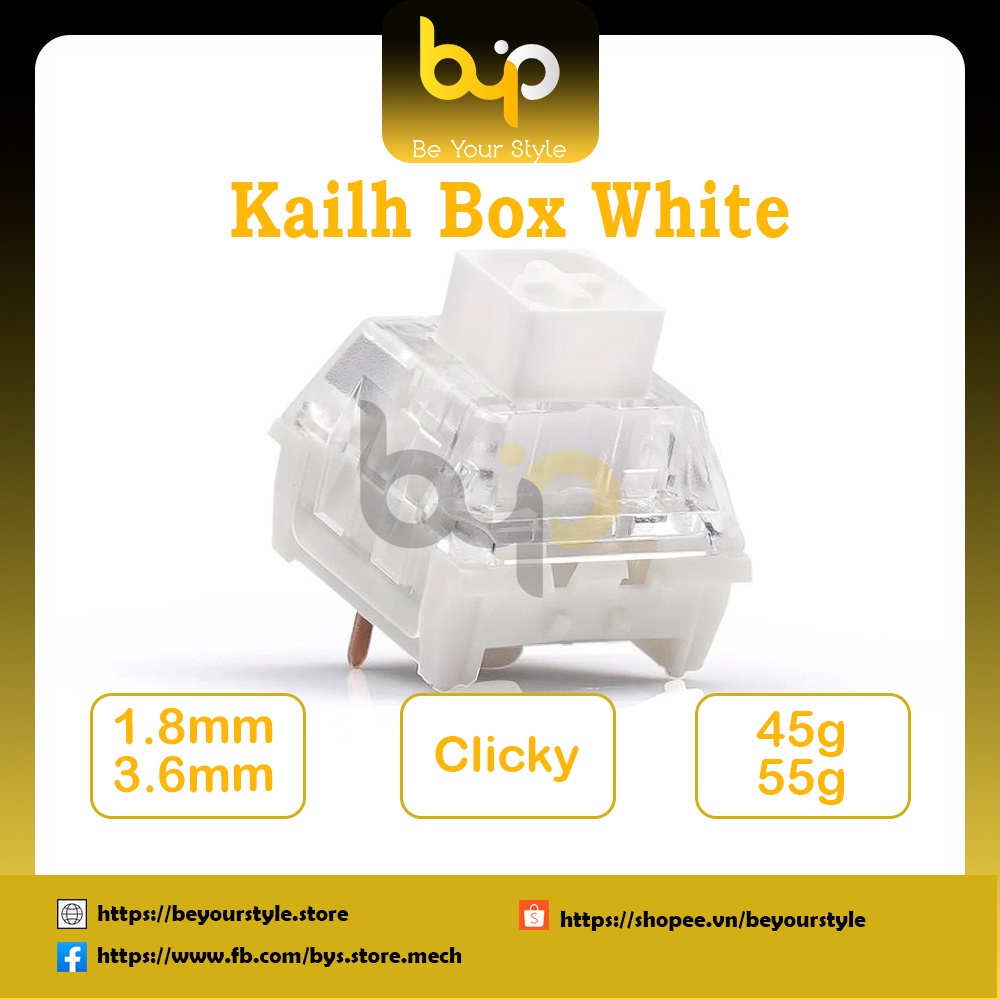 Kailh Box White Switch - Công tắc bàn phím cơ | Shopee Việt Nam