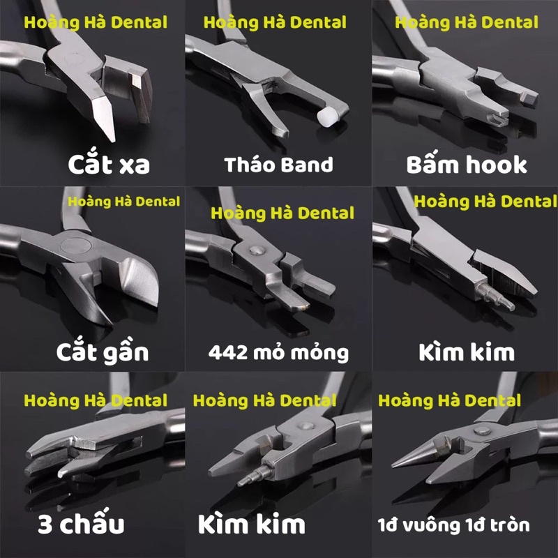 Kìm chỉnh nha CÁN VÀNG kìm uốn dây cung kìm bẻ đuôi dây cung kìm nance ...