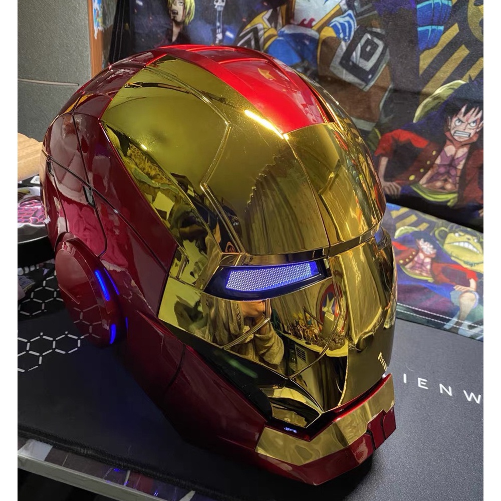 (Hàng có sẵn) Nón Iron Man Mk5 Auto King cao cấp đóng mở cảm biến- BH 1 ...