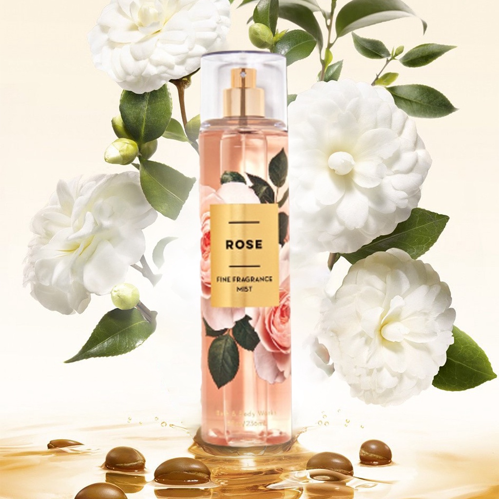 ( CHÍNH HÃNG ) Body mist ROSE - xịt khử mùi toàn thân mùi Body Mist ...