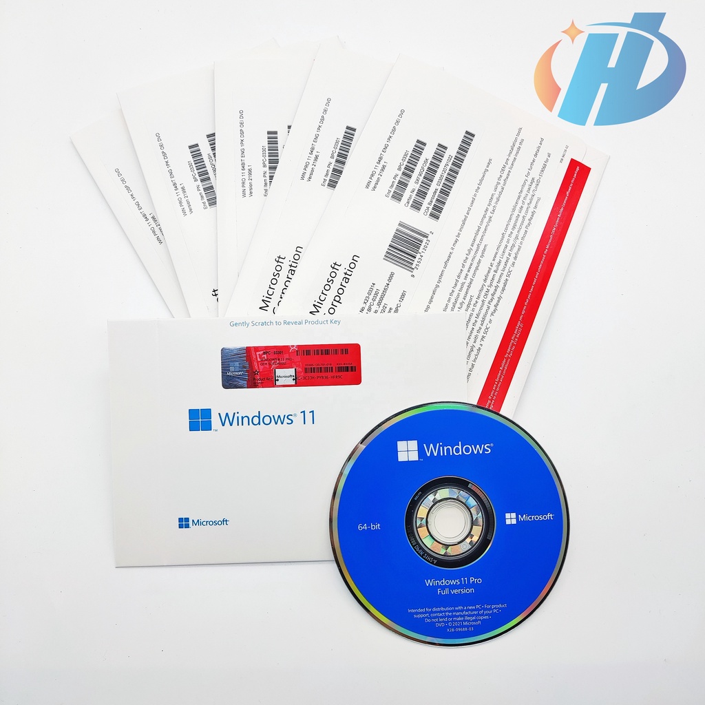 Windows 11 Professional Đa ngôn ngữ Windows 11 Pro oem dvd Trọn gói ...