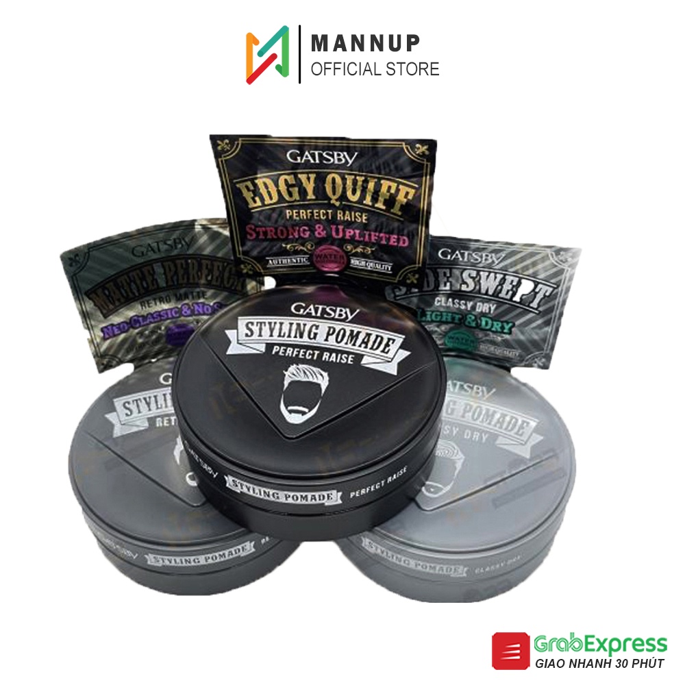 Sáp Vuốt Tóc Gatsby Styling Pomade Perfect Raise, Classy Dry, Retro ...